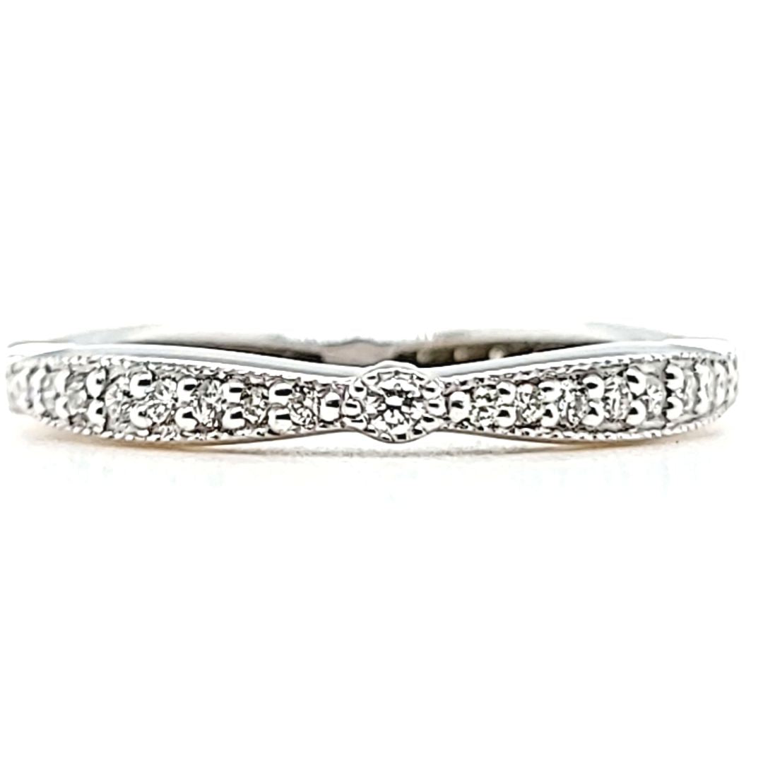 Pinched Diamond Wedding Band – Jae's Jewelers